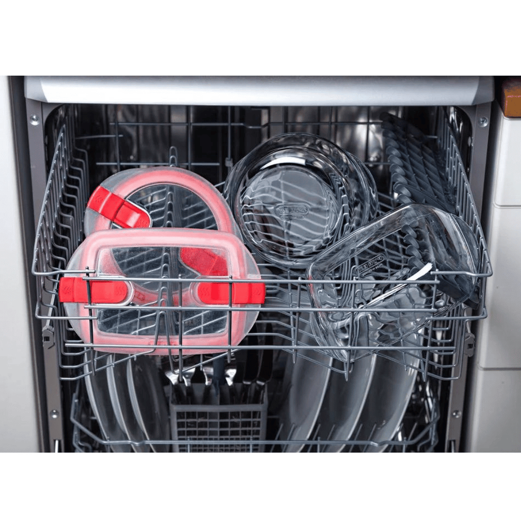 Fattal Online - Buy Pyrex Cook & Heat Glass Round Dish With Lid, 2.3L ...