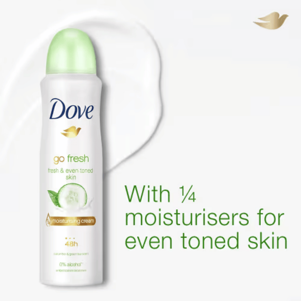 Fattal Online - Buy Dove Go Fresh Cucumber & Green Tea Antiperspirant ...