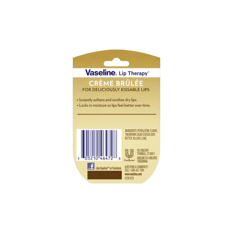 Fattal Online - Buy Vaseline Lip Care Therapy Creme Brulée mini 7g in ...