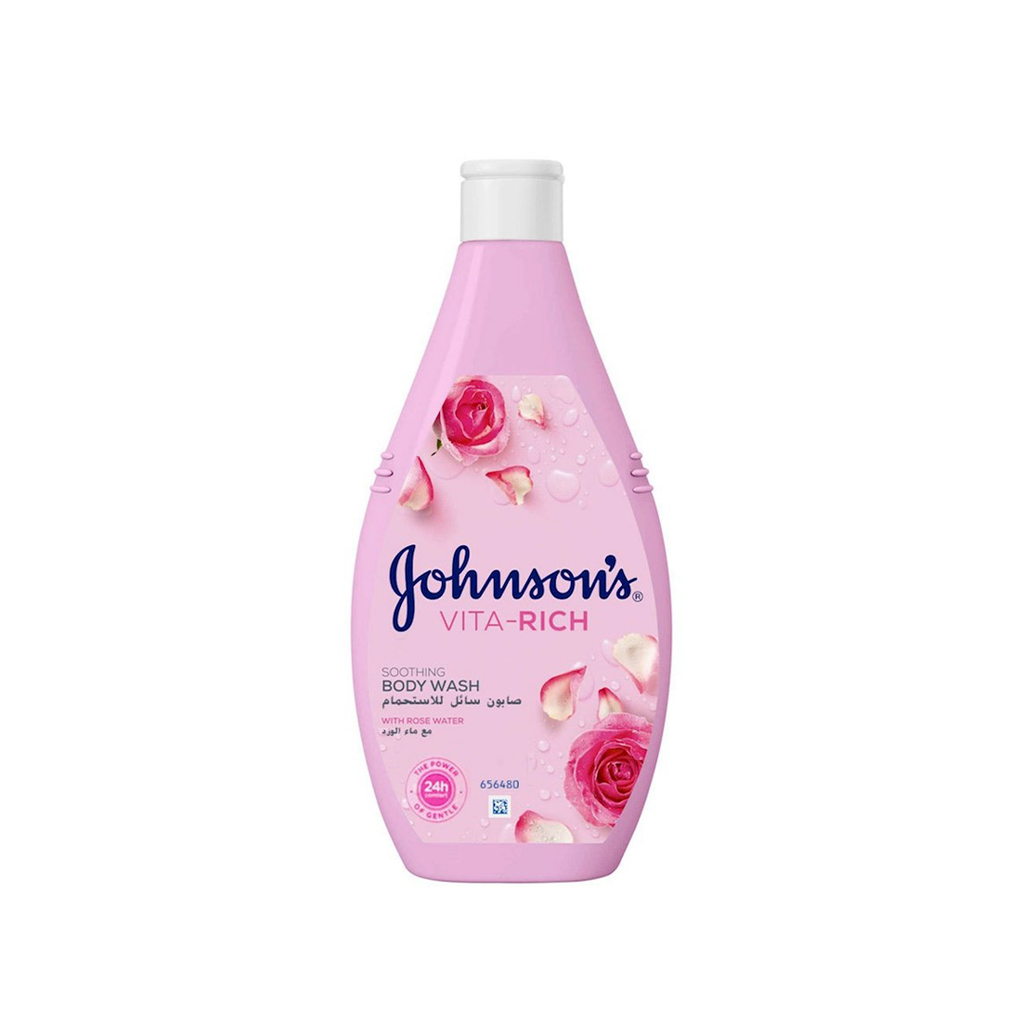 Fattal Online - Buy Johnson's Vita-Rich Body Wash Soothing Rose Water ...
