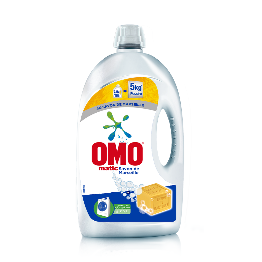 Fattal Online - Buy Omo Laundry Matic Savon De Marseille 2.5L in Lebanon