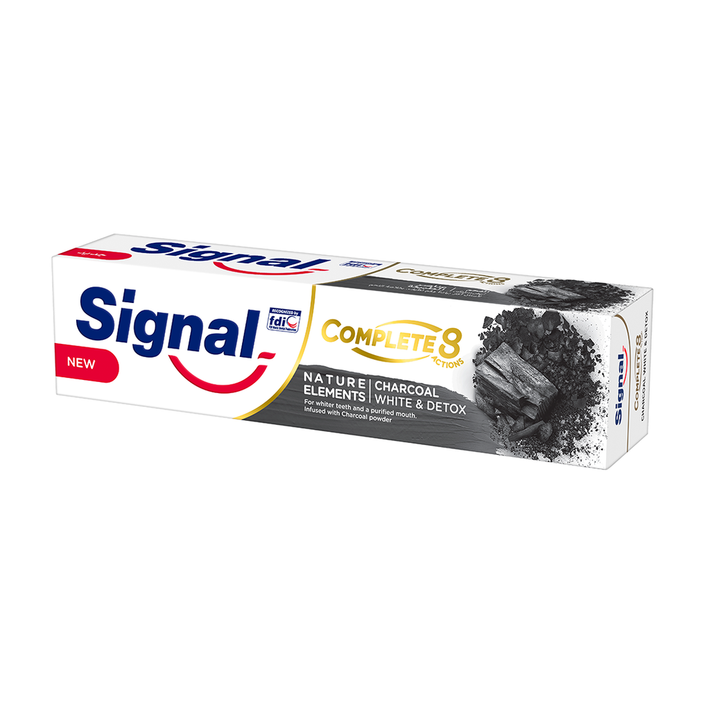 Fattal Online - Buy Signal Toothpaste Complete 8 Charcoal 100ml in Lebanon